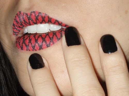 55 Tatouages de rouge à lèvres (bisous) ou labial : Galerie