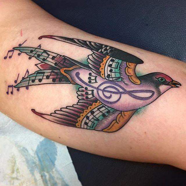 100 Tatuaggi di rondini: Galleria di immagini