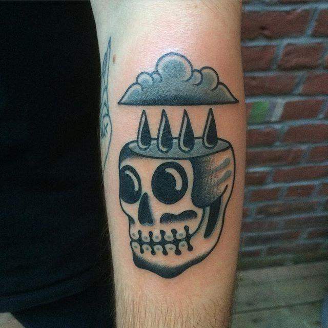 83 Tatuaggi di teschi o di crani
