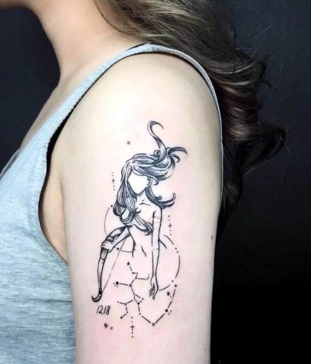 85 Tatuaggi del segno del Sagittario