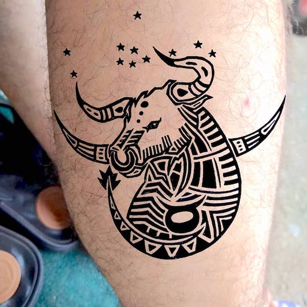 140 Tatuaggi del segno del Toro