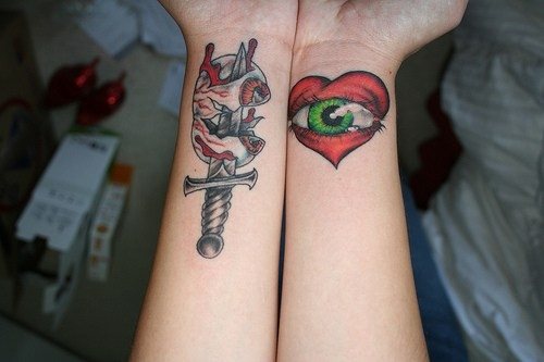 104 Tattoos von Pupillen, Augen und der Netzhaut