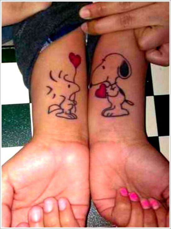 57 Tattoos mit Liebes- und Freundschaftssymbolen
