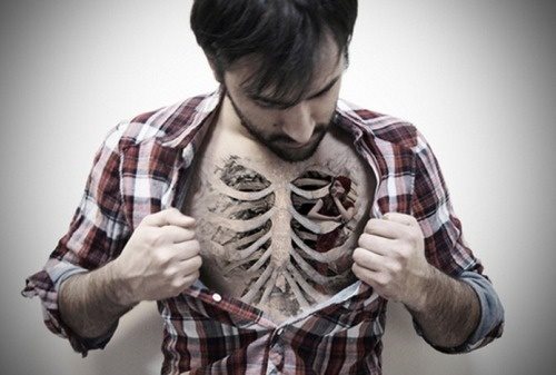 Bildergalerie von 68 Ideen für Tattoos auf der Brust