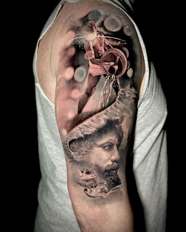 Tätowierungen vom Sternzeichen Wassermann - Die besten Bilder